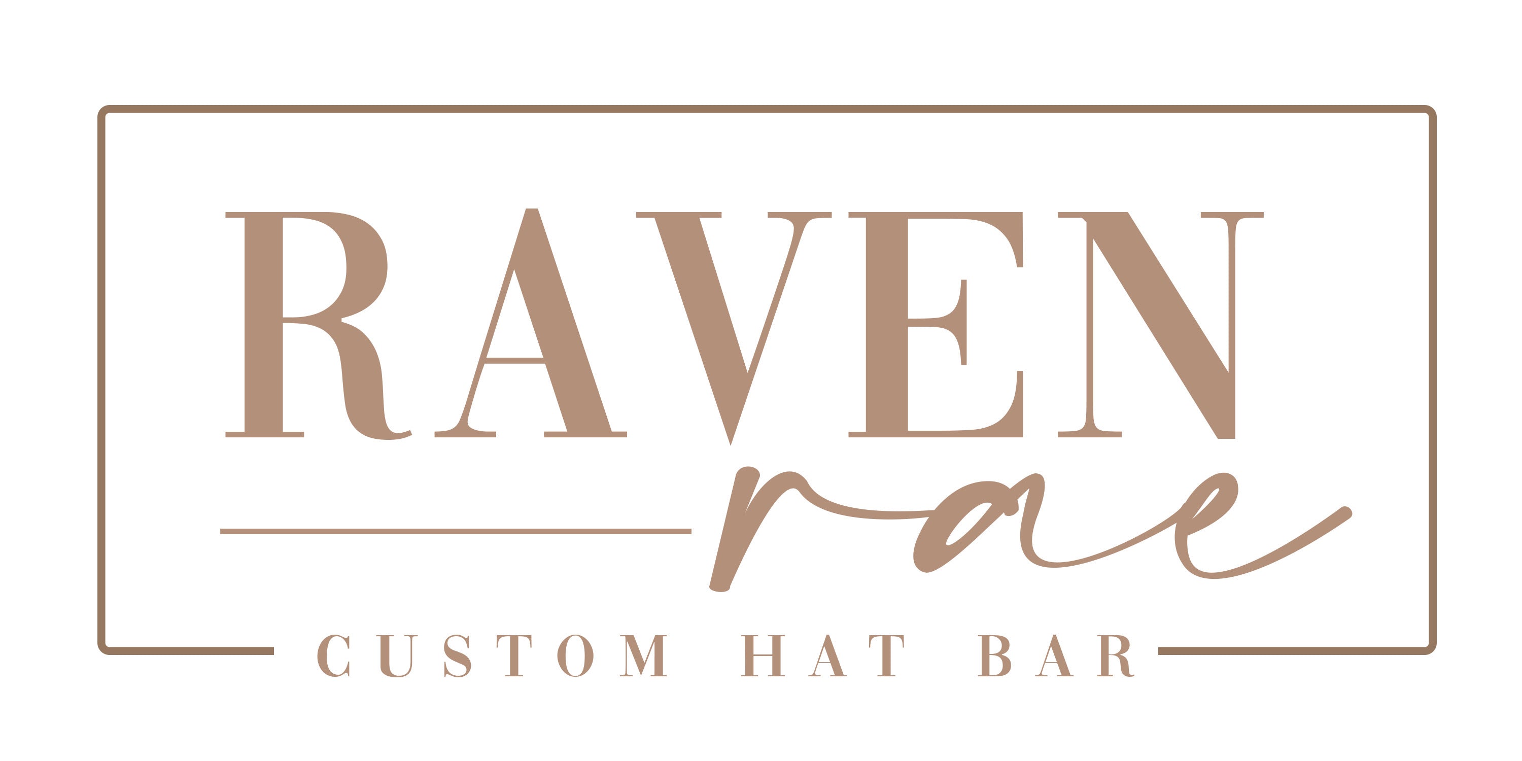 Raven Rae Custom Hat Bar